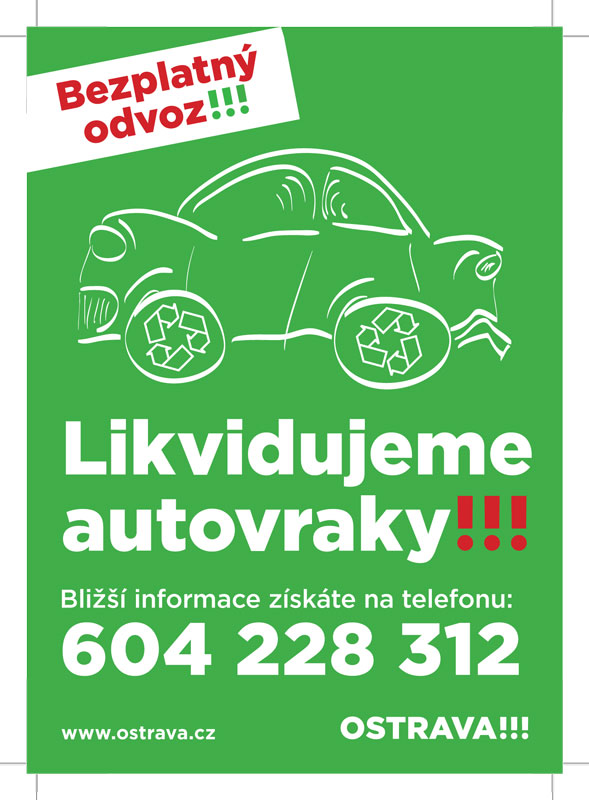 Autovraky do šrotu bezplatně — Ostrava
