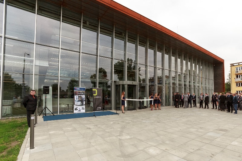 Pohled na novou výrobní halu firmy Struers. — Ostrava