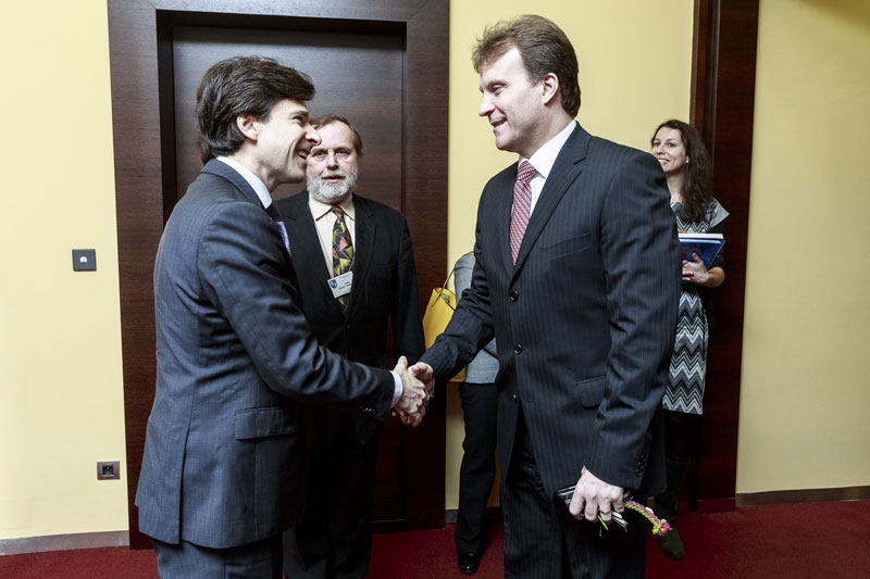 Velvyslanec Andrew Schapiro na radnici — Ostrava